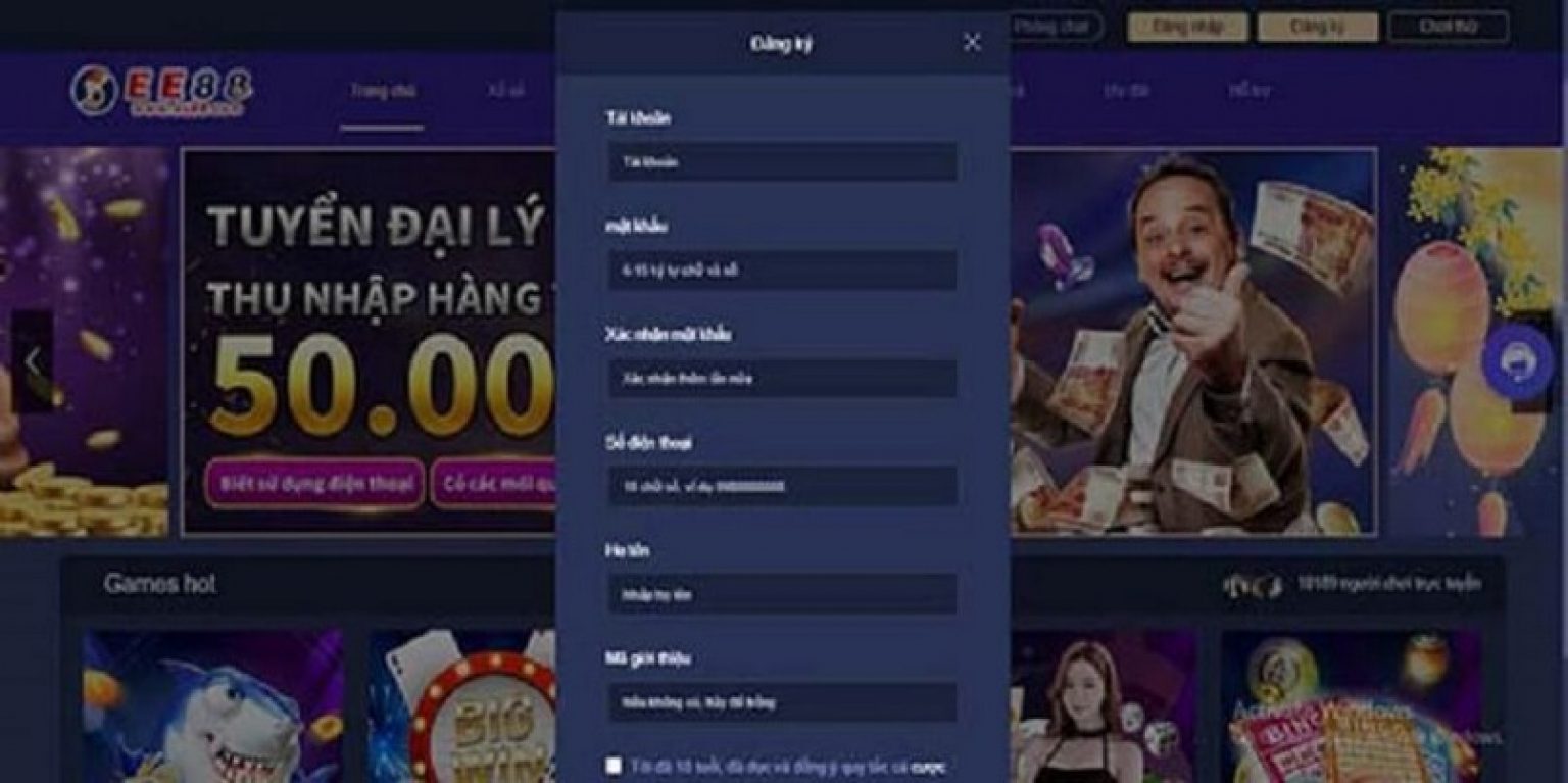 Nhà cái EE88 - Thiên đường giải trí đẳng cấp, thú vị nhất thế giới